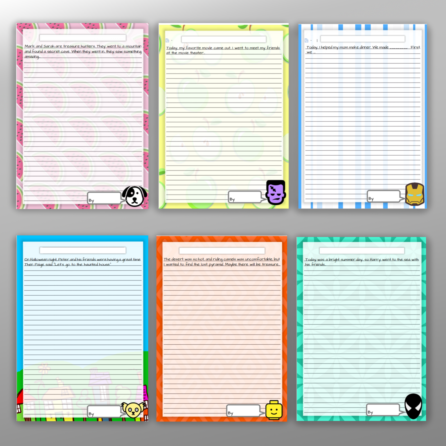 Writing – Story Starters - EnglishSauce