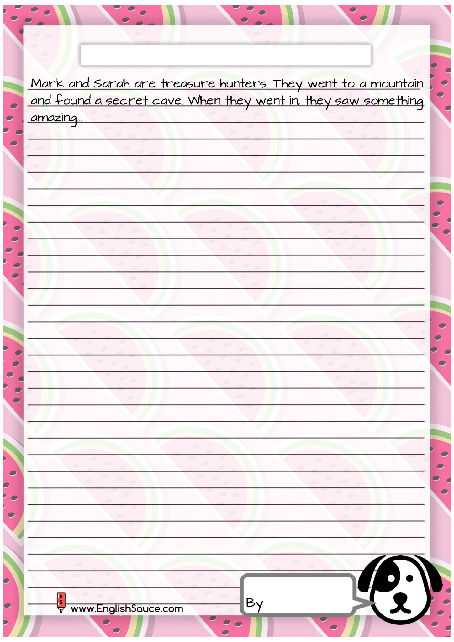 Worksheets - Writing - EnglishSauce